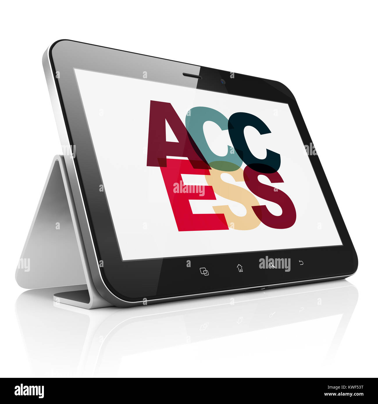 Privacy concept: Tablet Computer with Access on display Stock Photo - Alamy
