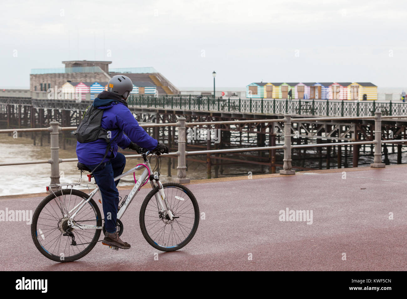 Man riding past on bike hi-res stock photography and images - Alamy