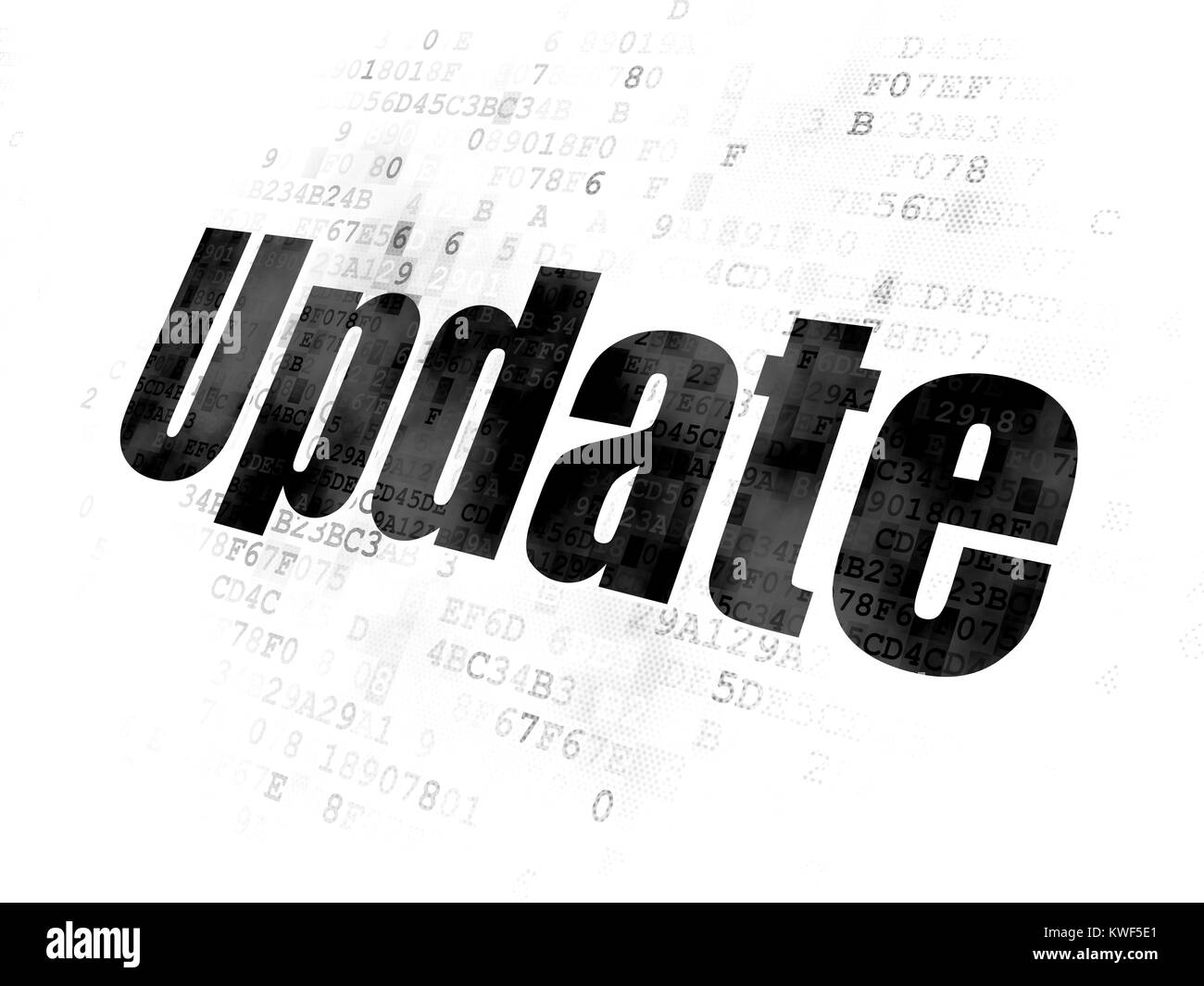Web development concept: Update on Digital background Stock Photo - Alamy