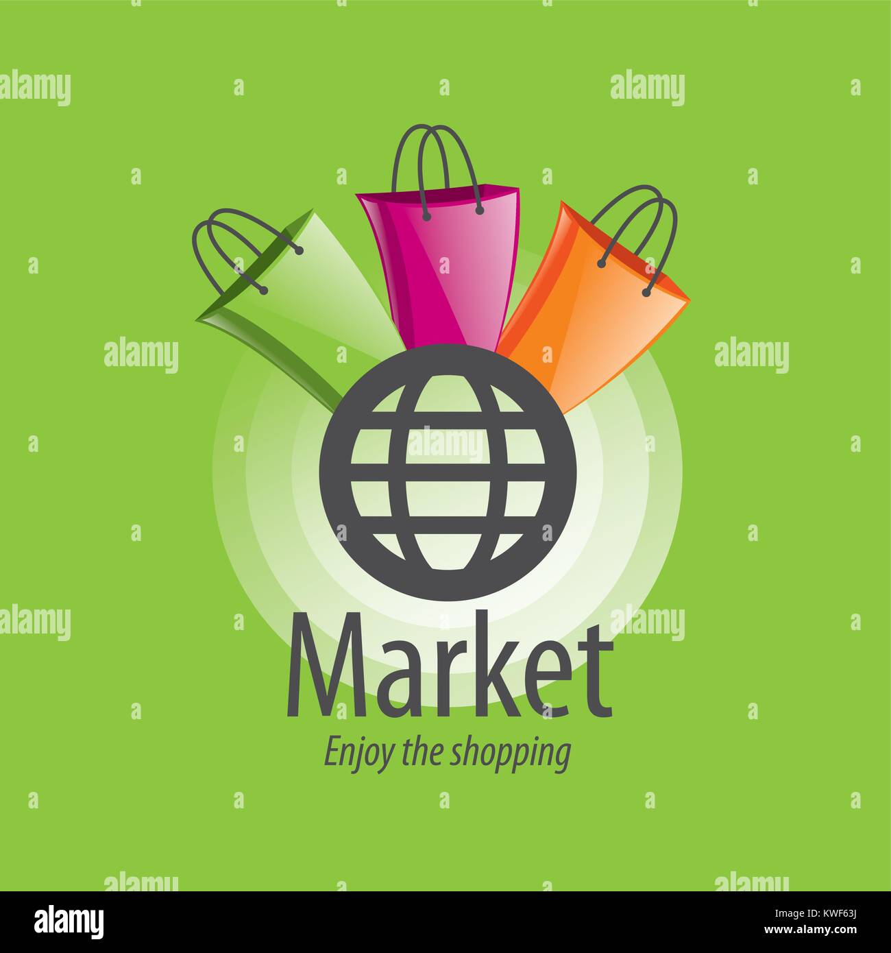 vector shopping logo Stock Vector Image & Art - Alamy