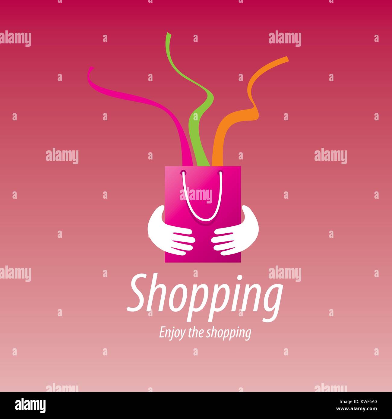 vector shopping logo Stock Vector Image & Art - Alamy