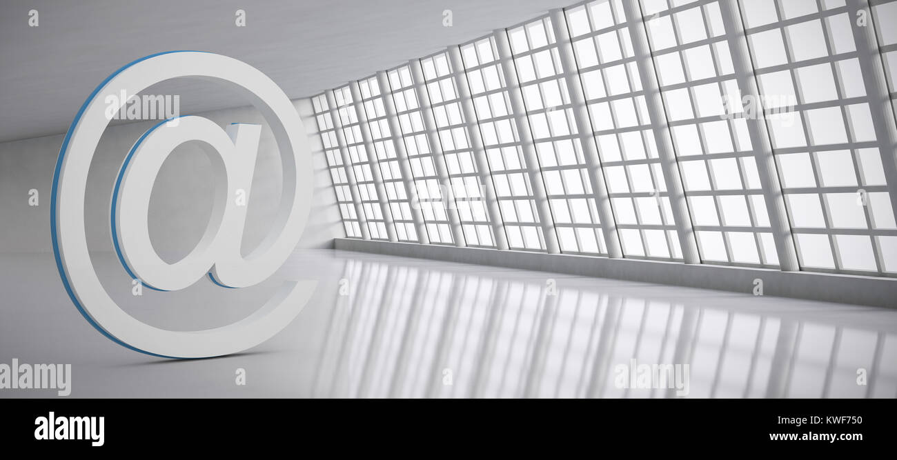 Composite image of at e-mail symbol Stock Photo - Alamy