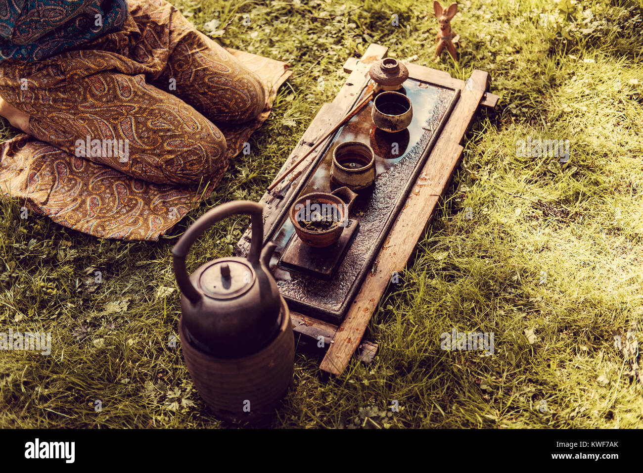 Traditional chinese tea ceremony Stock Photo - Alamy