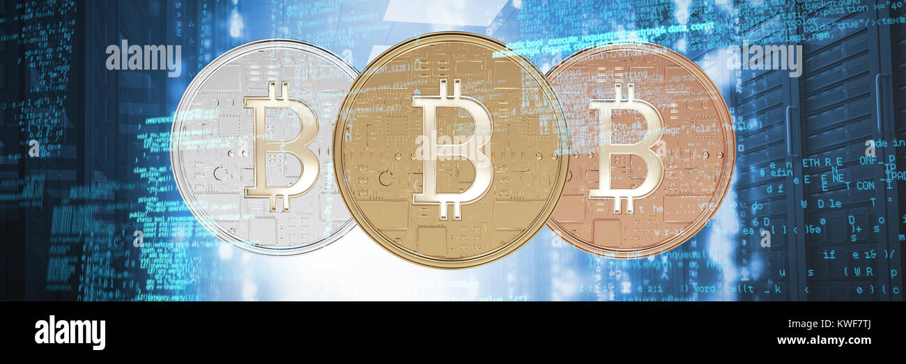 Composite image of blue codes Stock Photo - Alamy