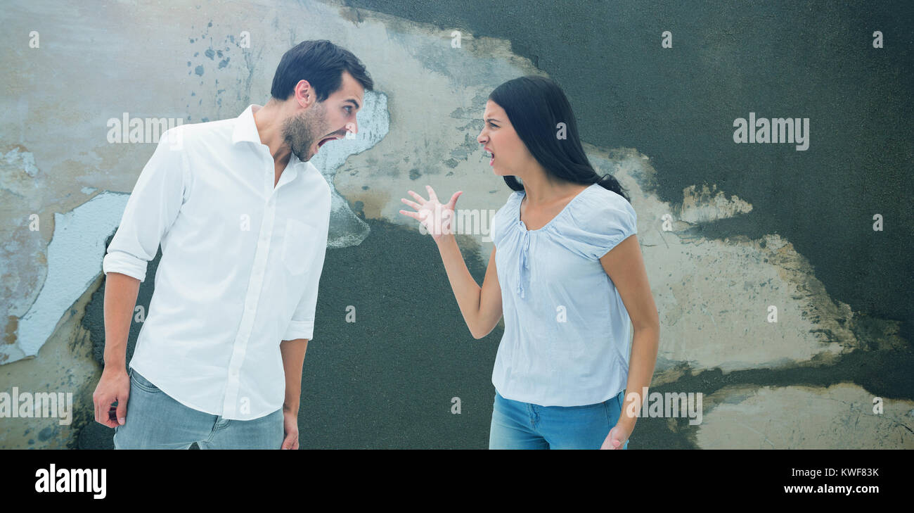 Shouting at each other hi-res stock photography and images - Alamy