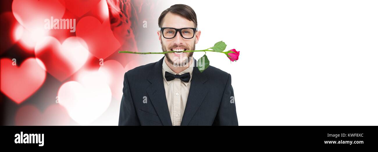 Man with rose hi-res stock photography and images - Alamy