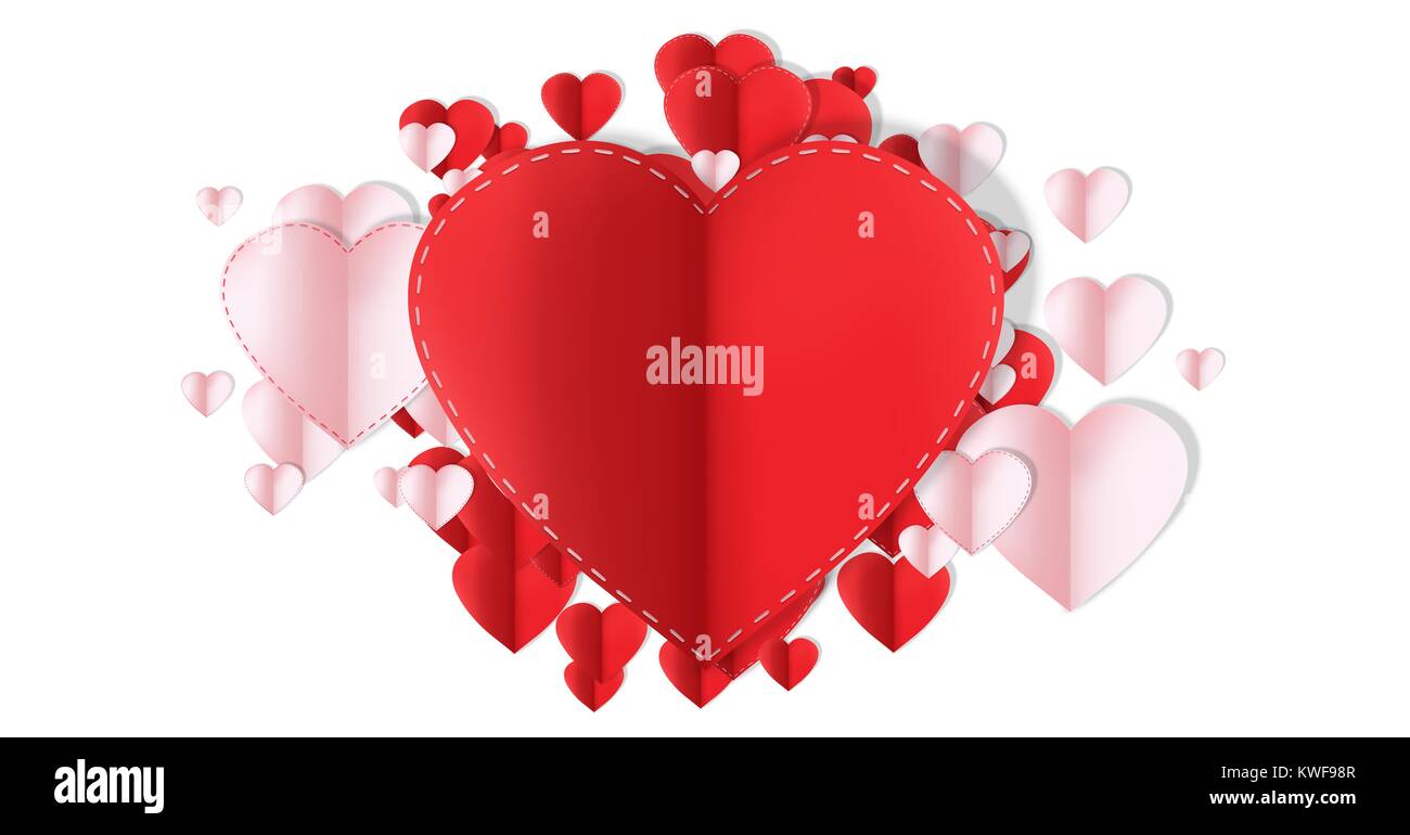 Design with hearts hi-res stock photography and images - Alamy