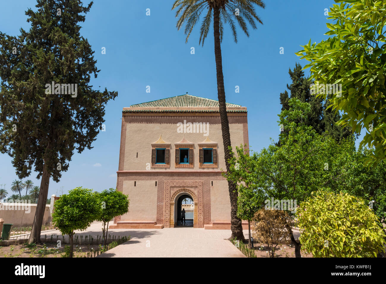 Menara Palace and Gardens Stock Photo - Alamy