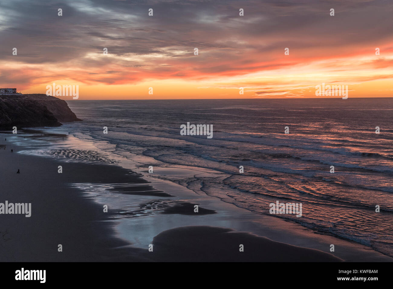 Sunset at mirleft beach hi-res stock photography and images - Alamy