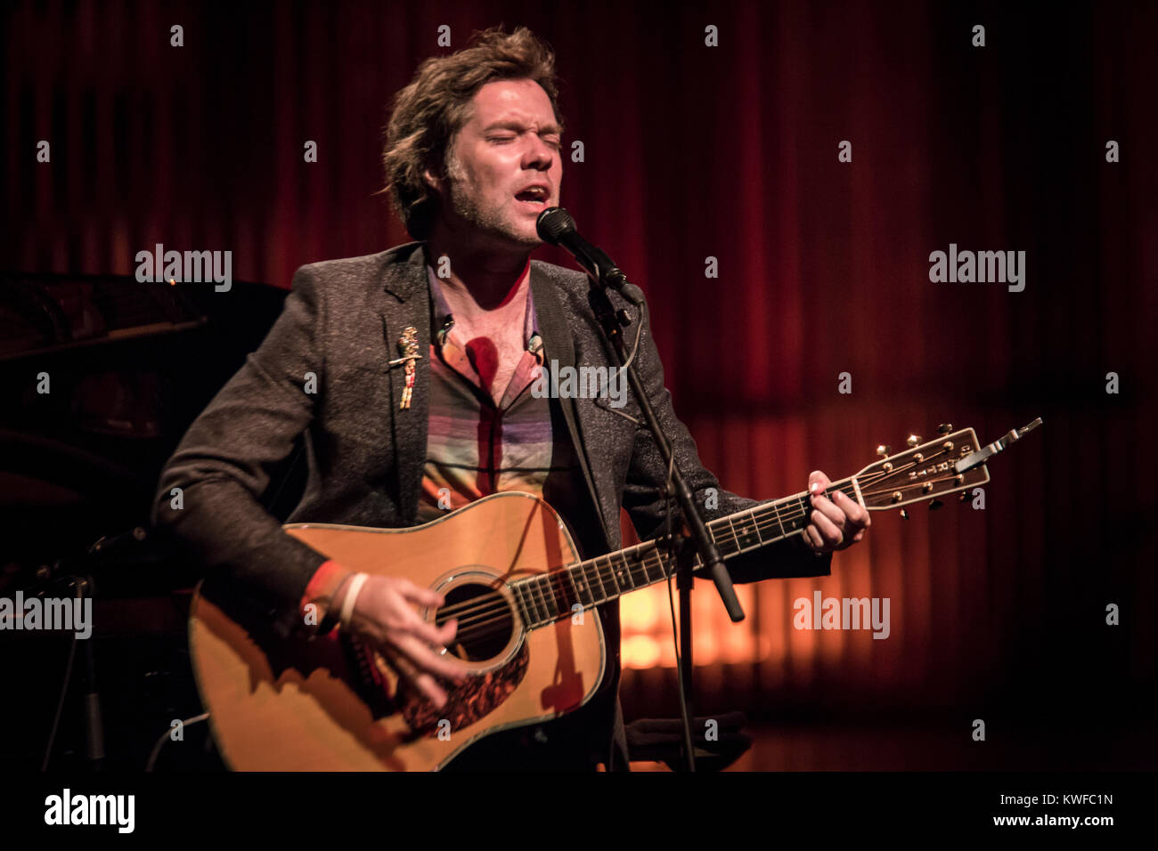 The Canadian singer and songwriter Rufus Wainwright performs a live ...