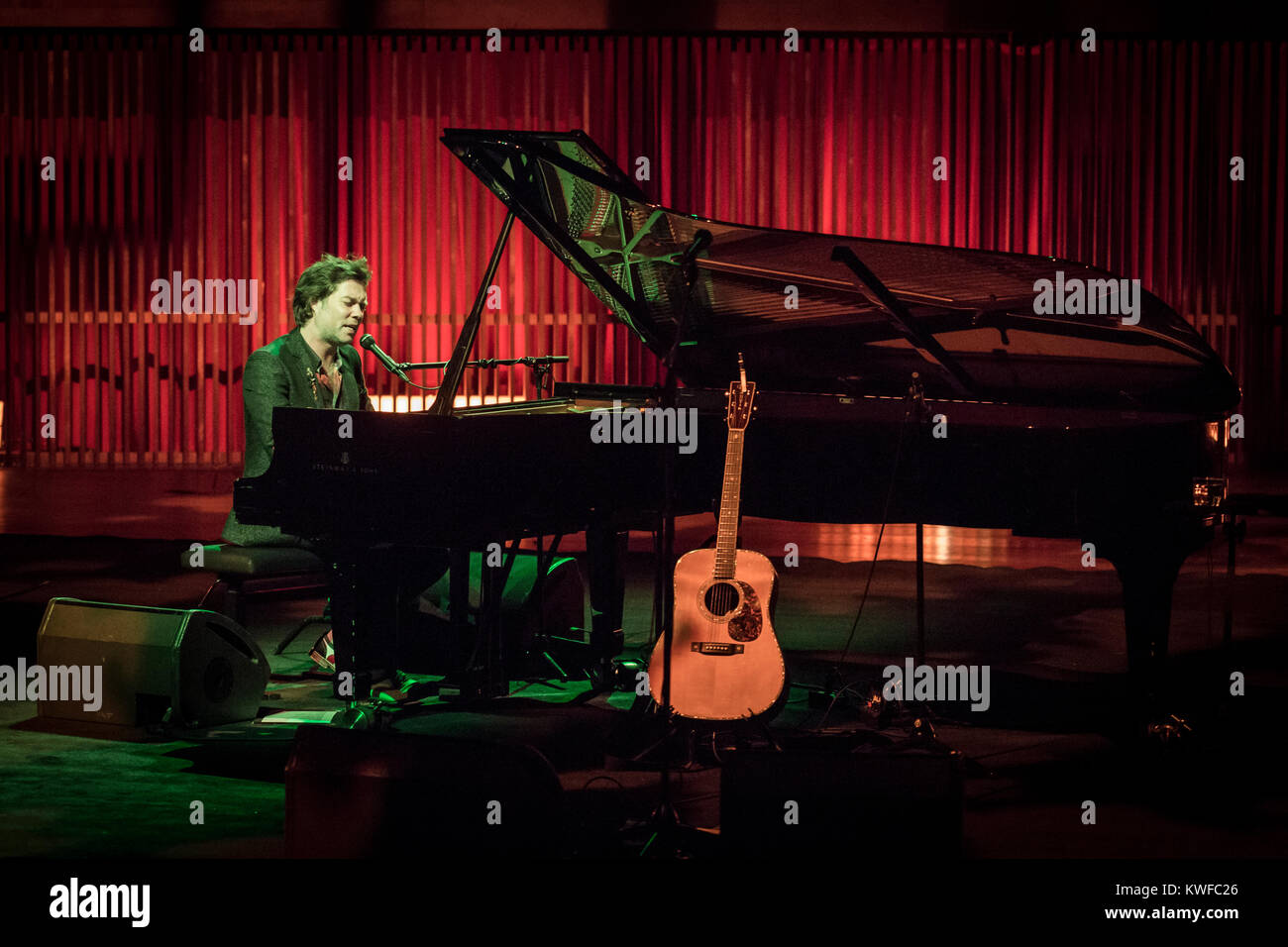 The Canadian singer and songwriter Rufus Wainwright performs a live ...