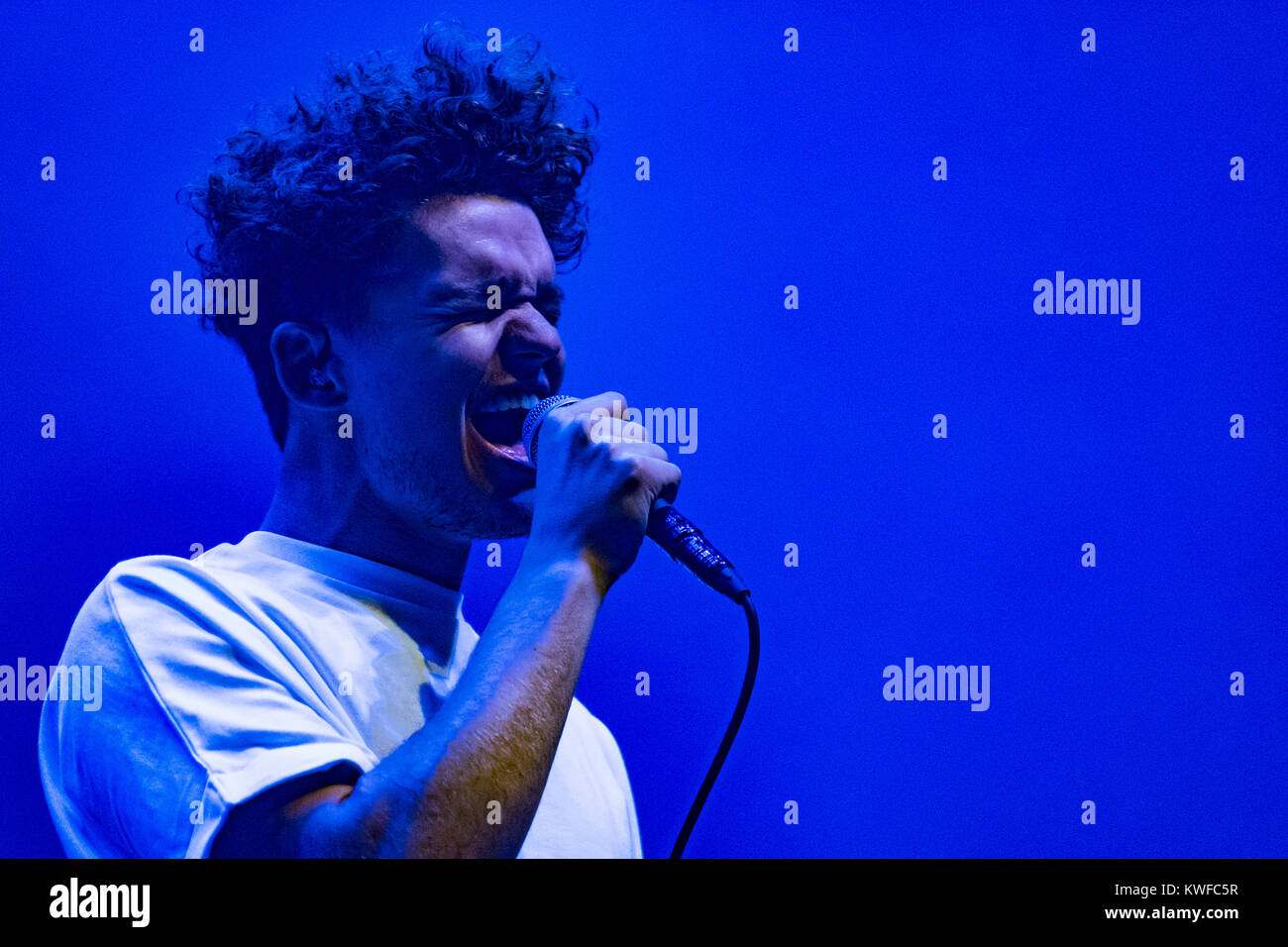 The Danish singer and multi-instrumentalist Martin Hedegaard performs a ...