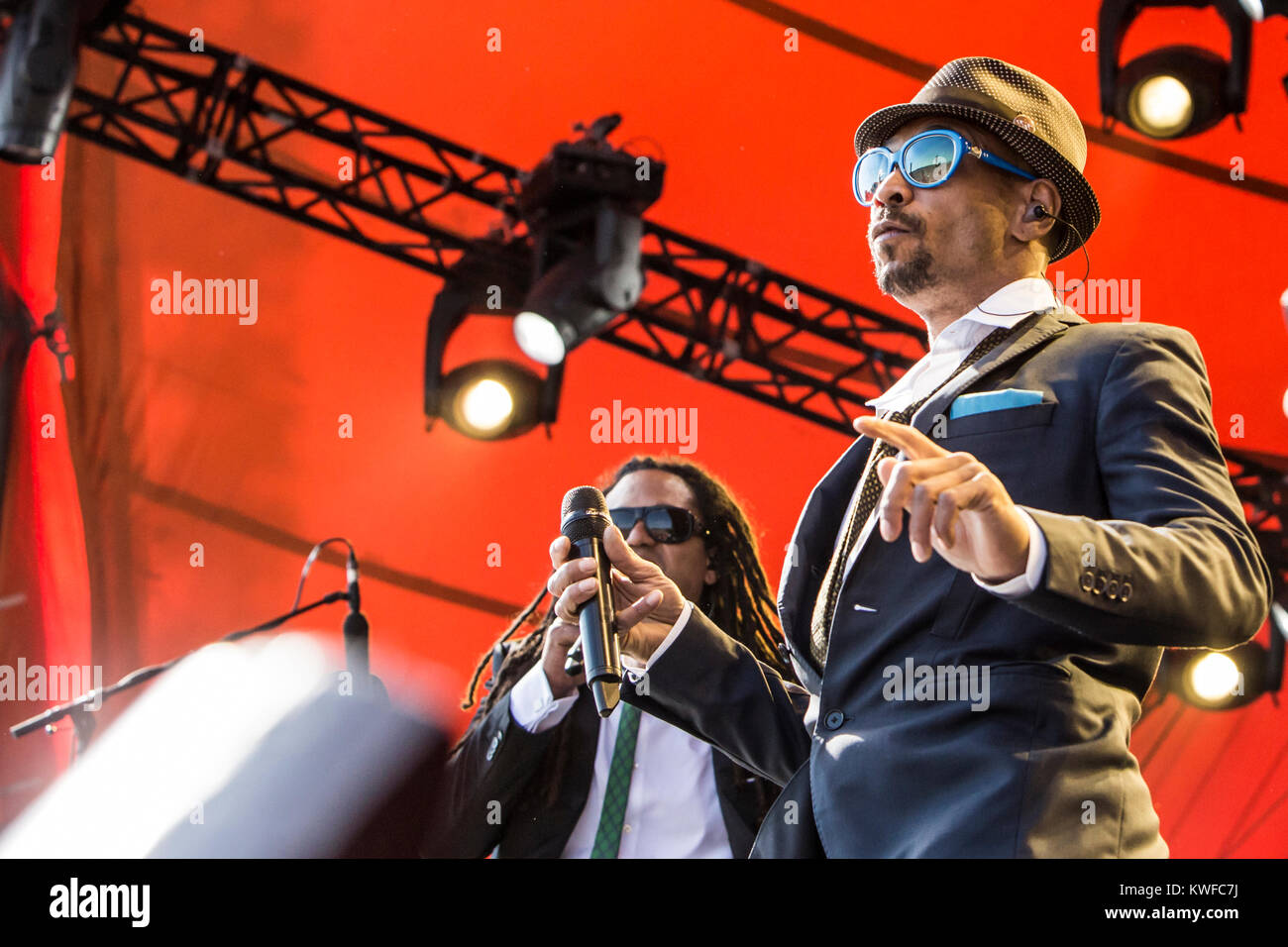 The German reggae and dancehall band Seeed performs a live concert at ...
