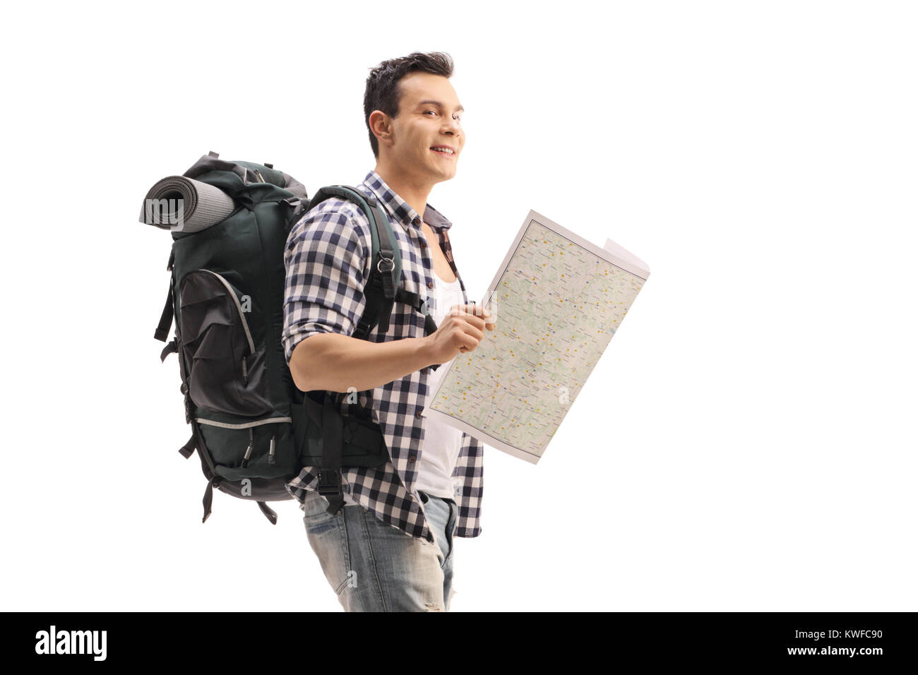 Map of man hi-res stock photography and images - Alamy