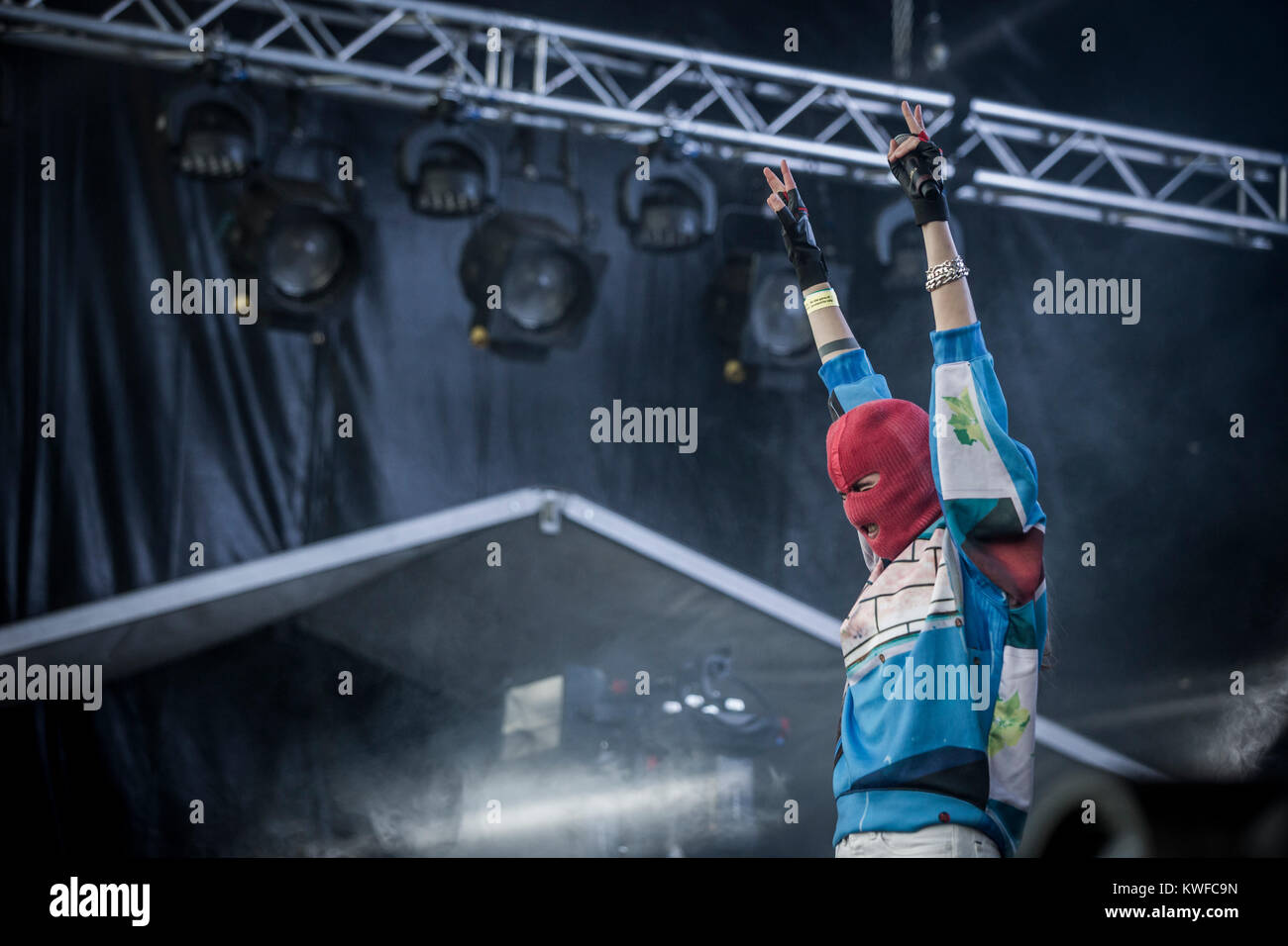 The Swedish rapper Silvana Imam performs a live concert at the Danish ...