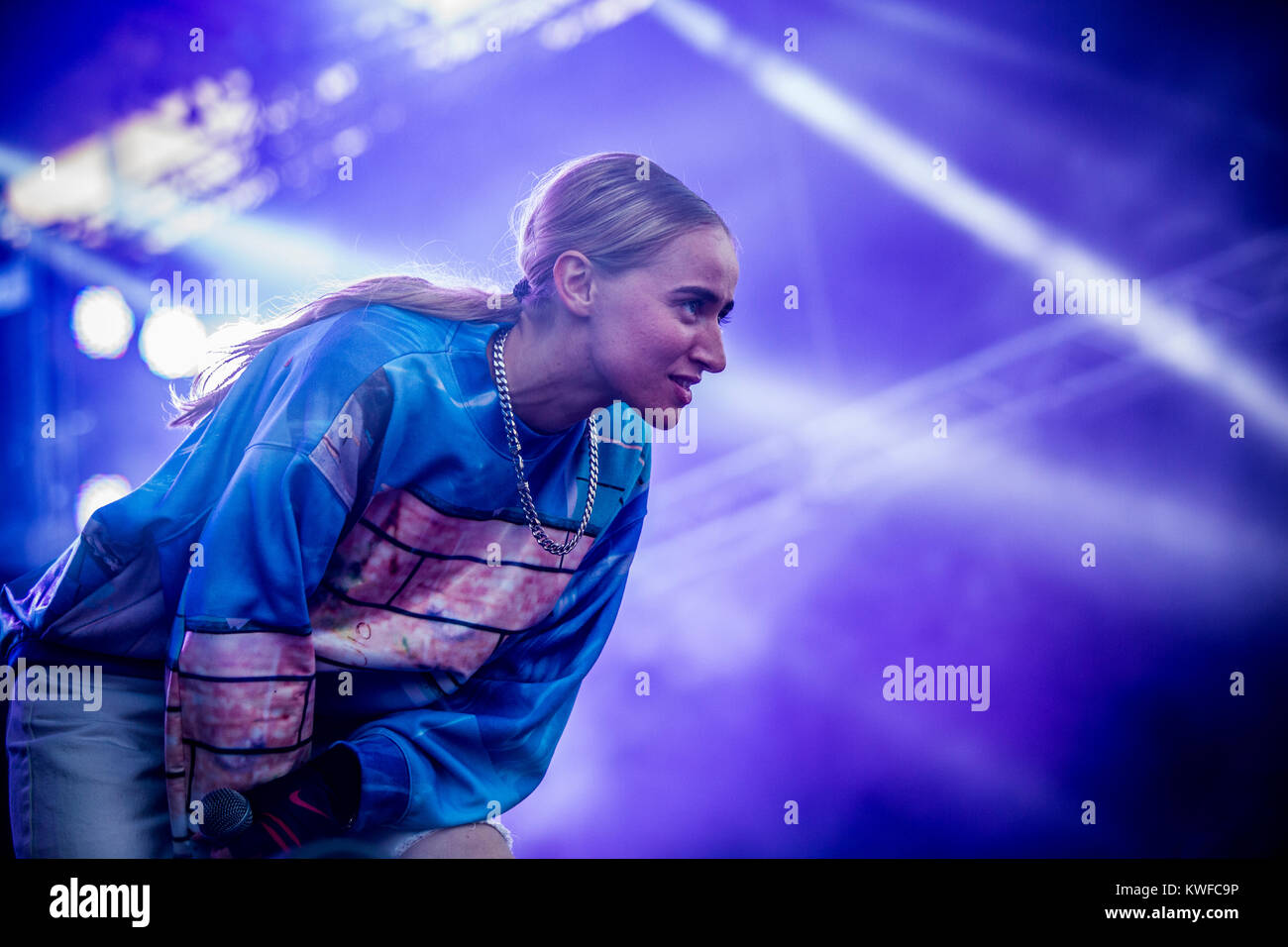 The Swedish rapper Silvana Imam performs a live concert at the Danish ...