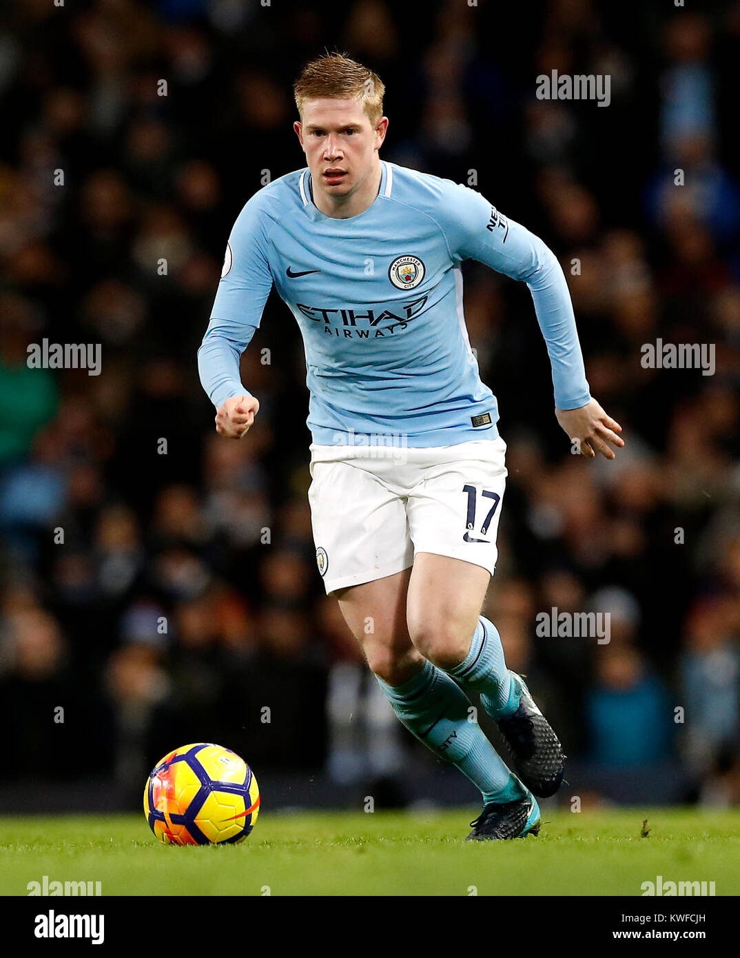 Manchester City's Kevin De Bruyne during the Premier League match at ...