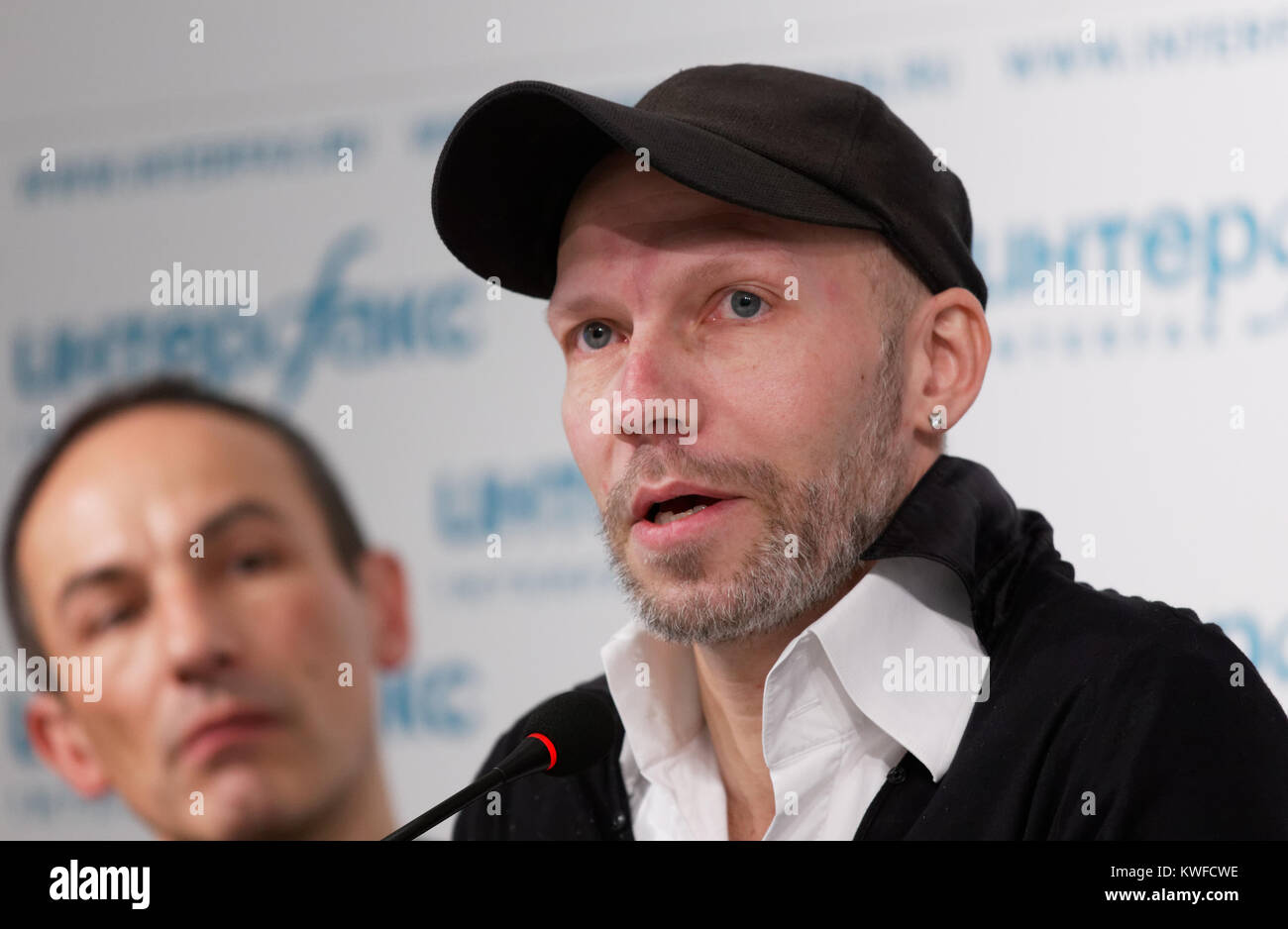 Choreographer Johan Kobborg (center) and designer Jerome Kaplan on the ...