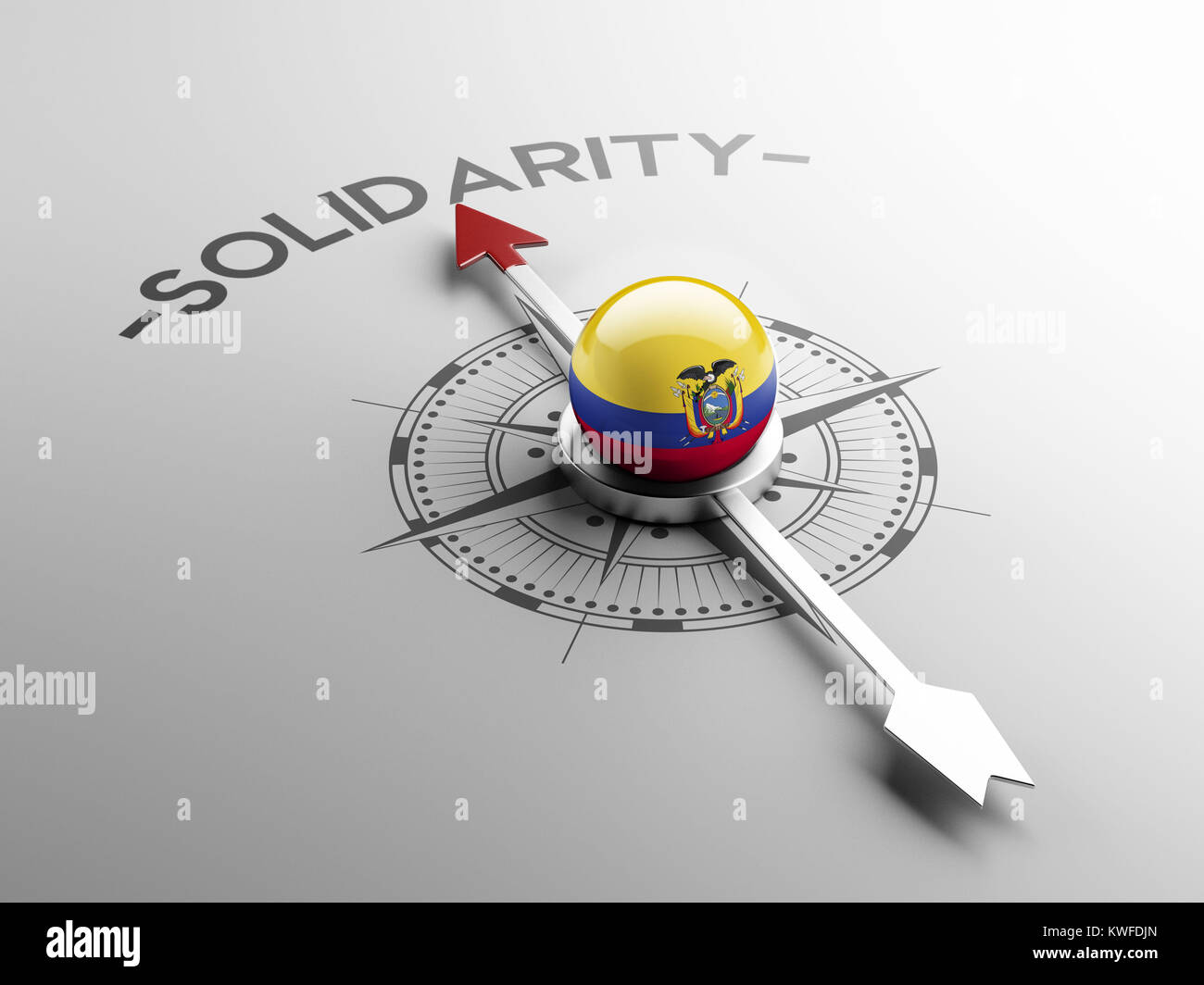 Ecuador High Resolution Compass Concept Stock Photo - Alamy