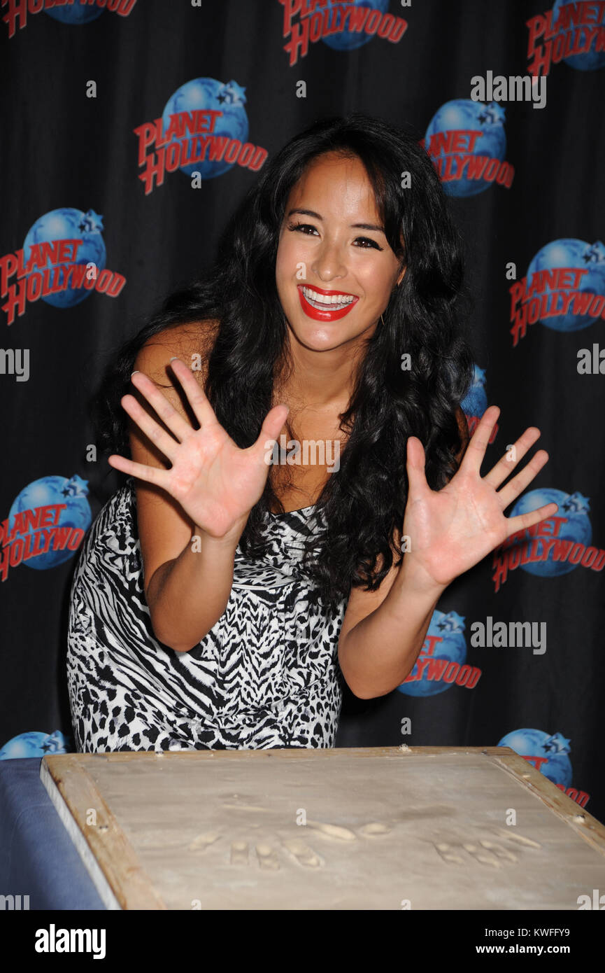 NEW YORK, NY - JULY 25: Courtney Reed attends Handprint Ceremony at ...