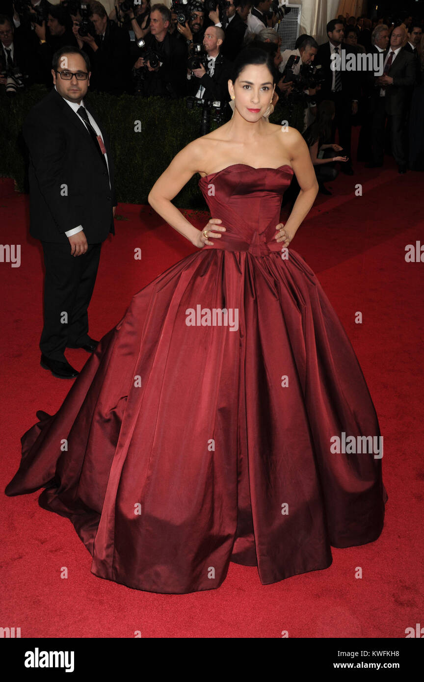 NEW YORK, NY - MAY 05: Sarah Silverman attends the 'Charles James: Beyond Fashion' Costume ...