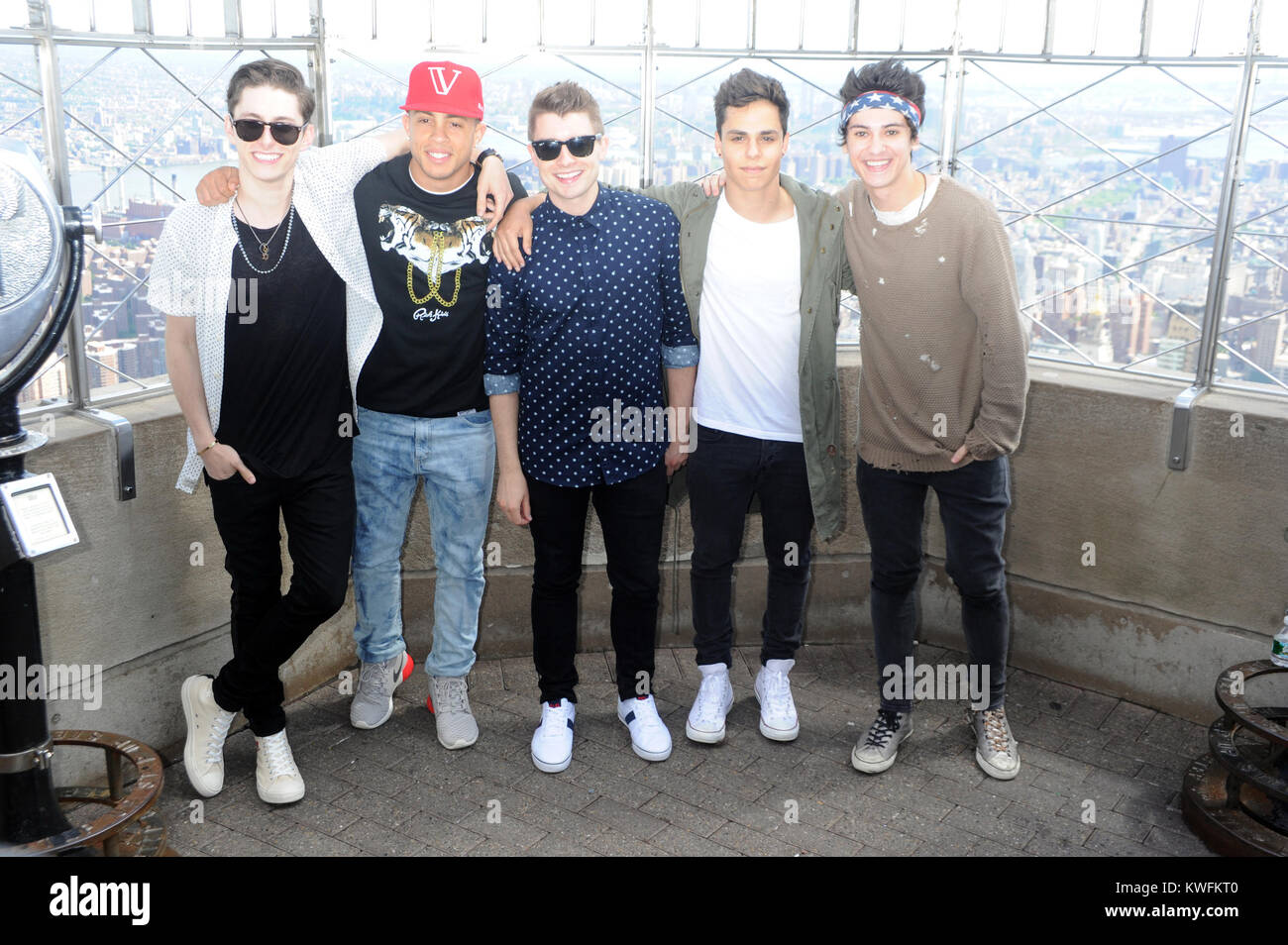 NEW YORK, NY - JUNE 05: Eric Secharia, Joey Diggs Jr., Anthony Ladao ...