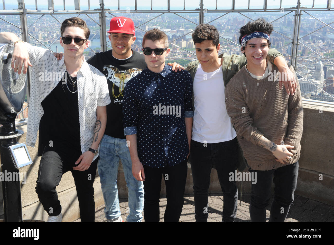 NEW YORK, NY - JUNE 05: Eric Secharia, Joey Diggs Jr., Anthony Ladao ...