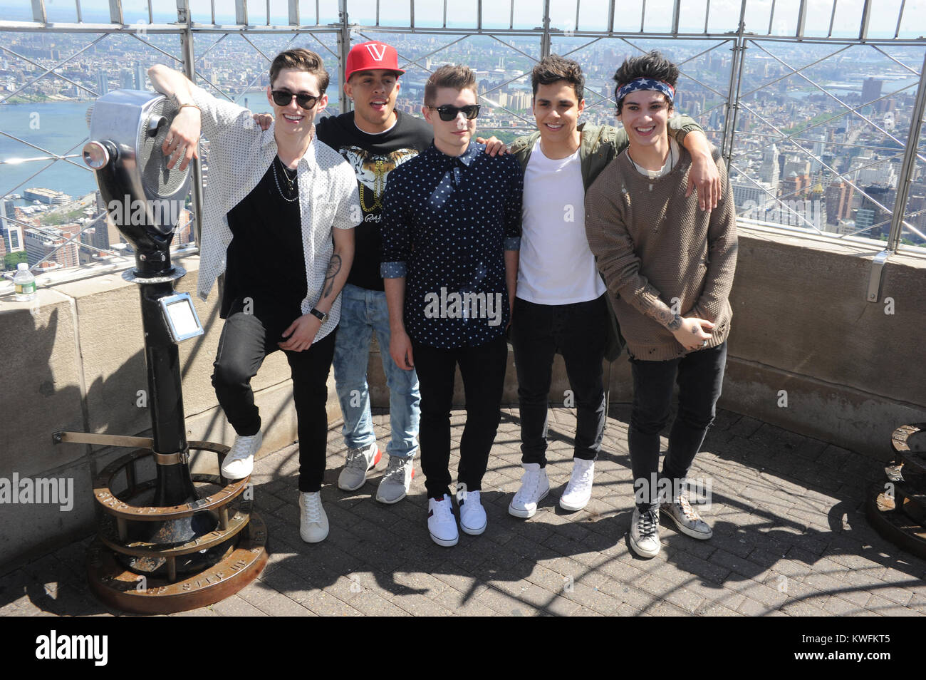 NEW YORK, NY - JUNE 05: Eric Secharia, Joey Diggs Jr., Anthony Ladao ...