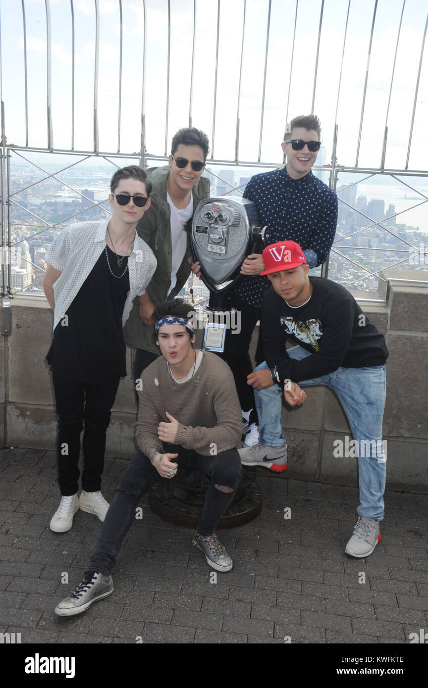 NEW YORK, NY - JUNE 05: Eric Secharia, Joey Diggs Jr., Anthony Ladao ...