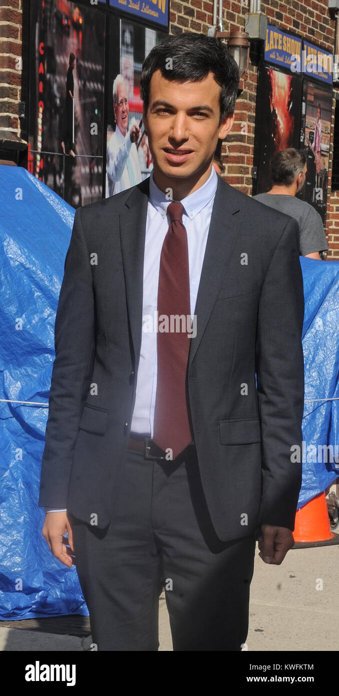 NEW YORK, NY - JULY 16: Nathan Fielder at the 'Late Show with David ...