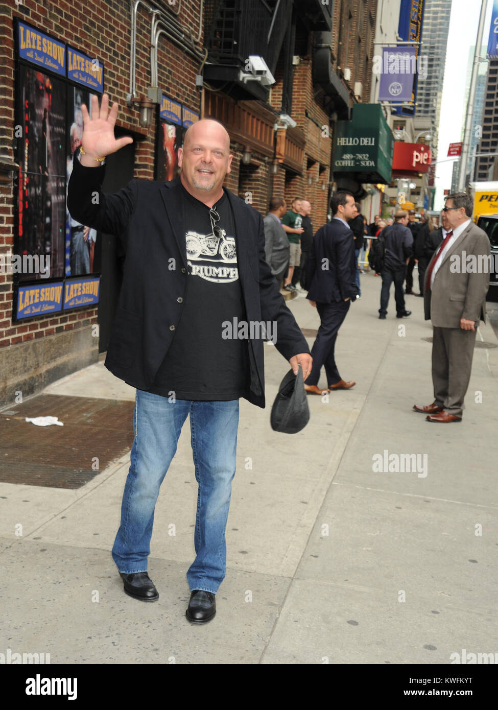 NEW YORK, NY - MAY 07: Rick Harris arrives for the 'Late Show with ...