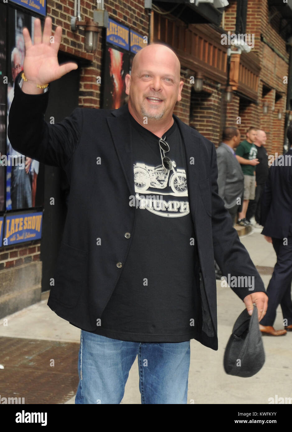 NEW YORK, NY - MAY 07: Rick Harris arrives for the 'Late Show with ...