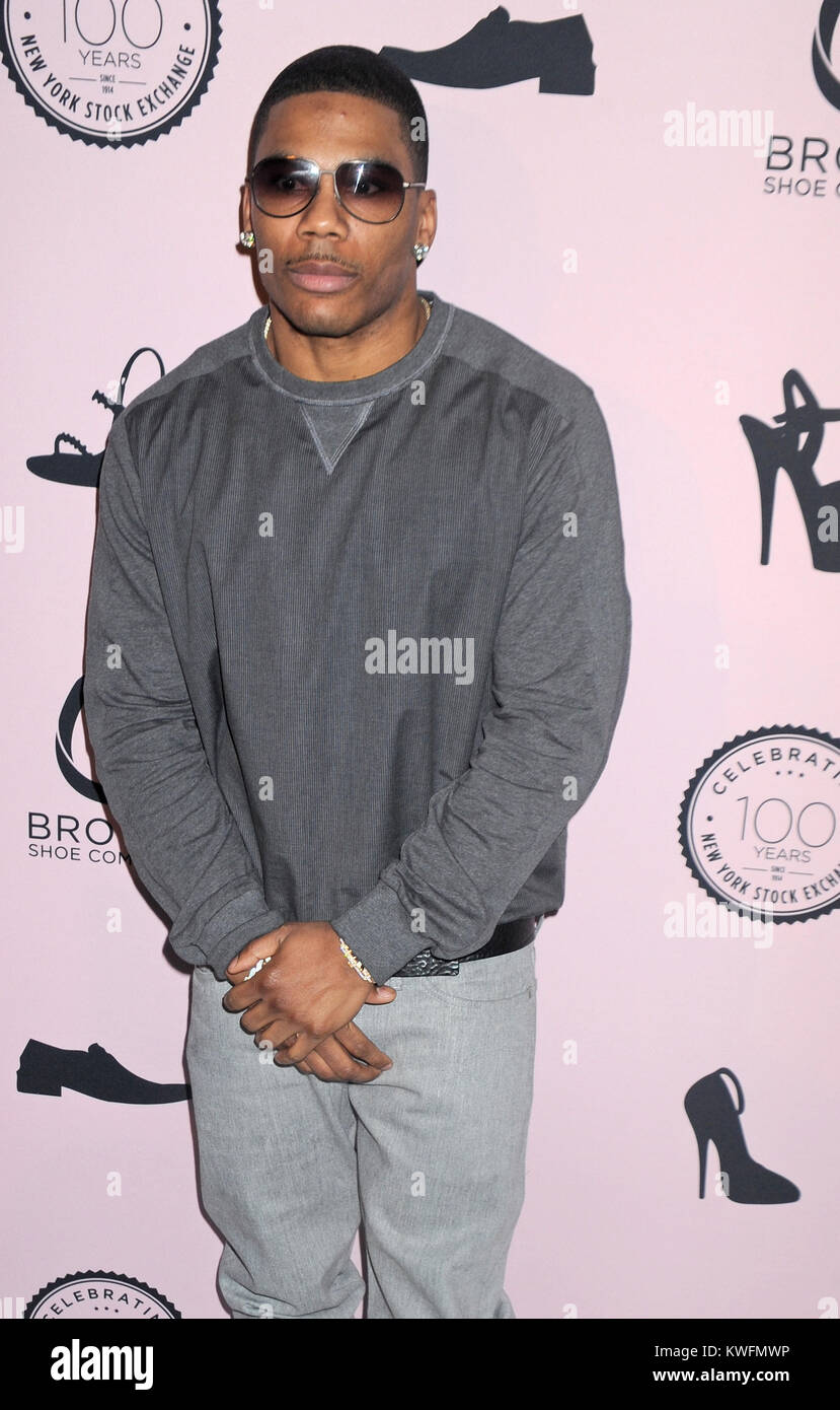 NEW YORK, NY - APRIL 23: Nelly attends the Brown Shoe Company ...