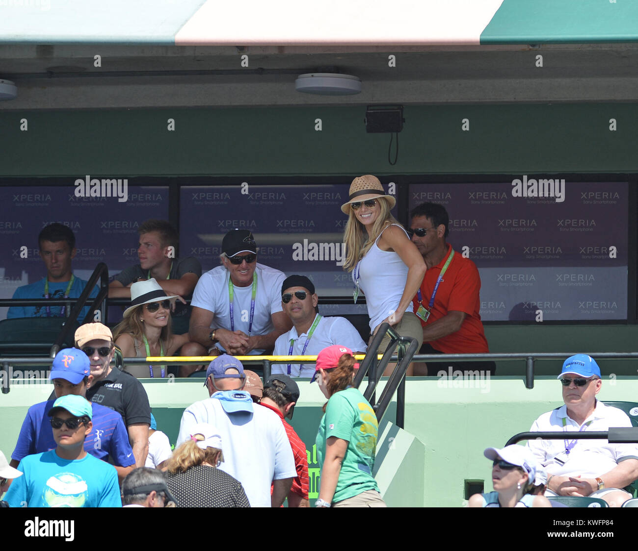 KEY BISCAYNE, FL - MARCH 24: NY Yankee Alex "Arod" Rodriguez with his ...