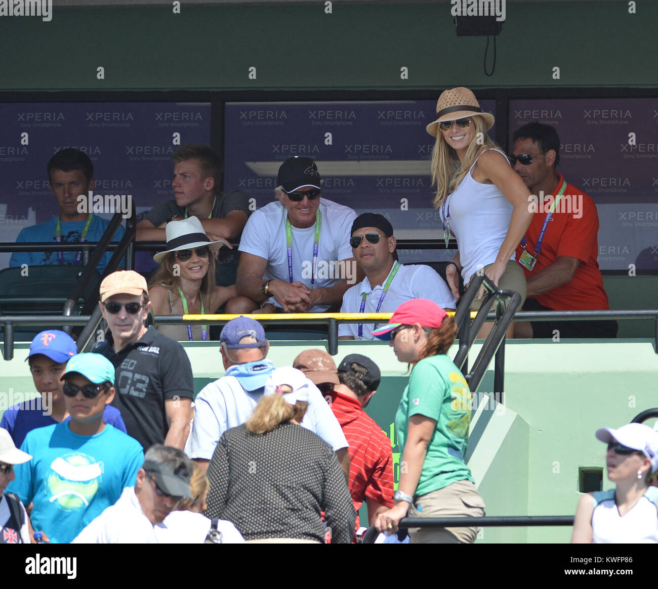 KEY BISCAYNE, FL - MARCH 24: NY Yankee Alex "Arod" Rodriguez with his ...