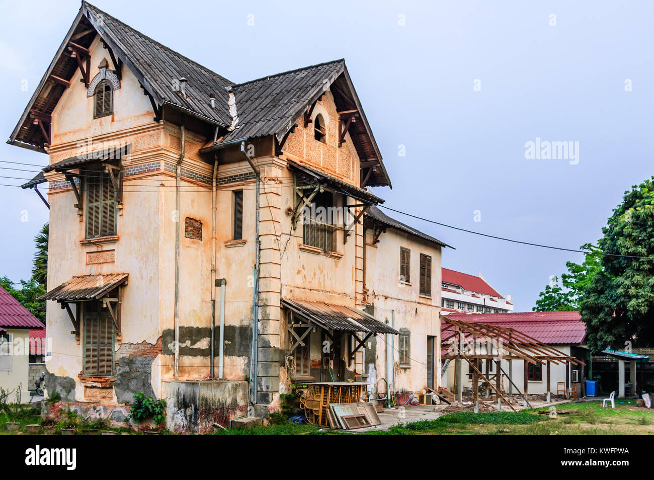 Vientiane colonial hi-res stock photography and images - Alamy