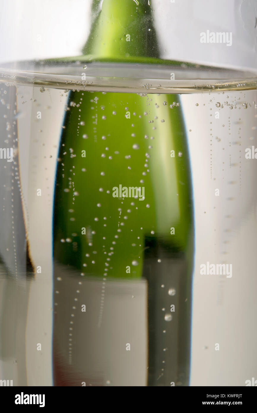 looking through champagne glass Stock Photo - Alamy
