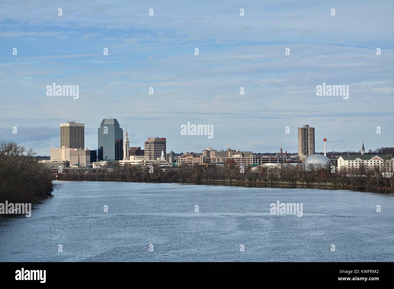 The Springfield Massachusetts skyline, showing the Metropolis of ...