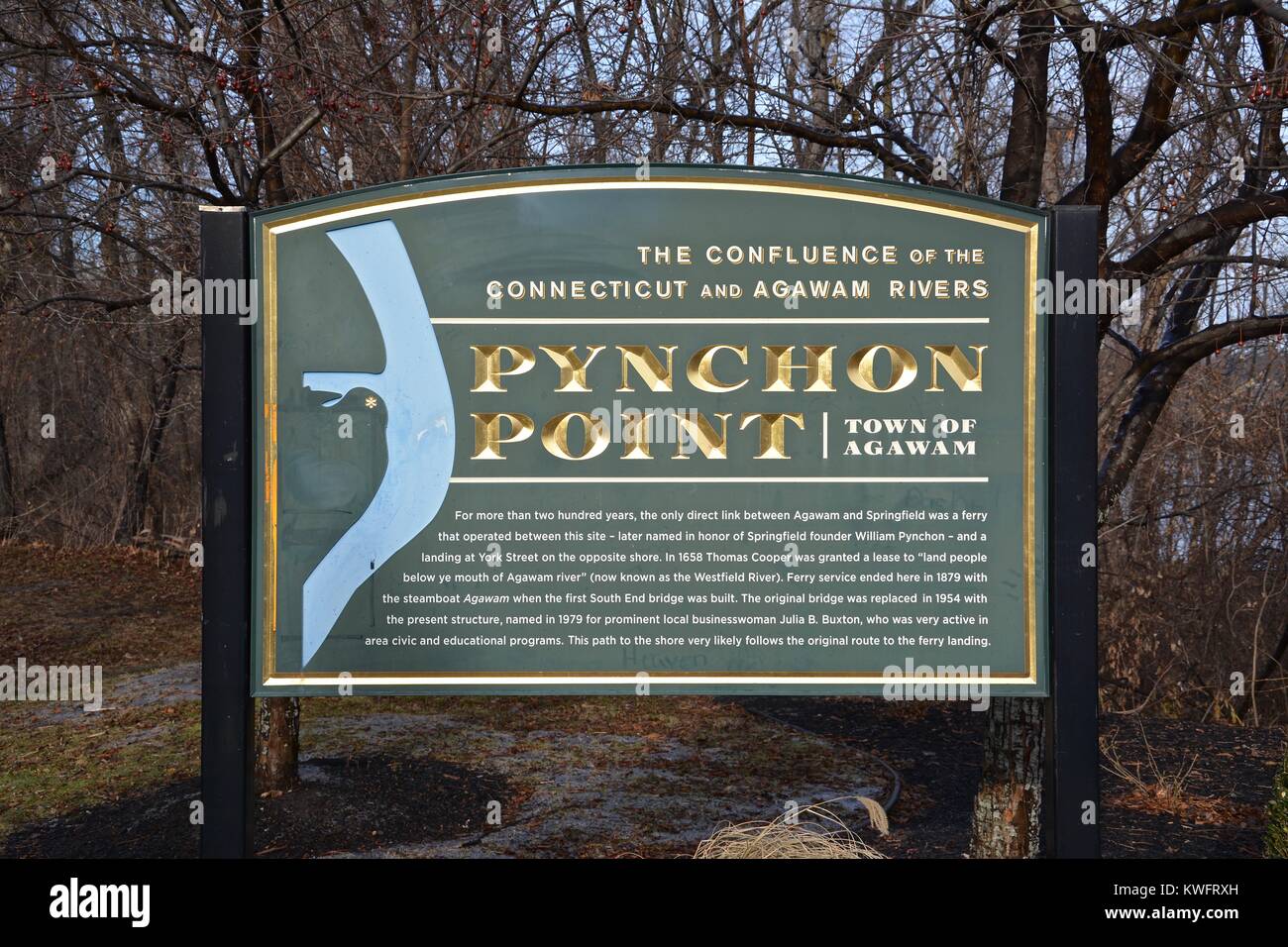 A bridge over the Connecticut River in Western Massachusetts between ...