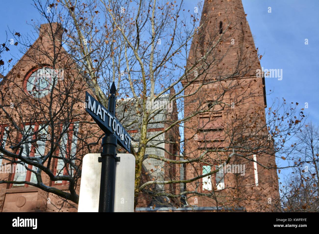 The iconic Mattoon Street Victorian Row House historic district in ...