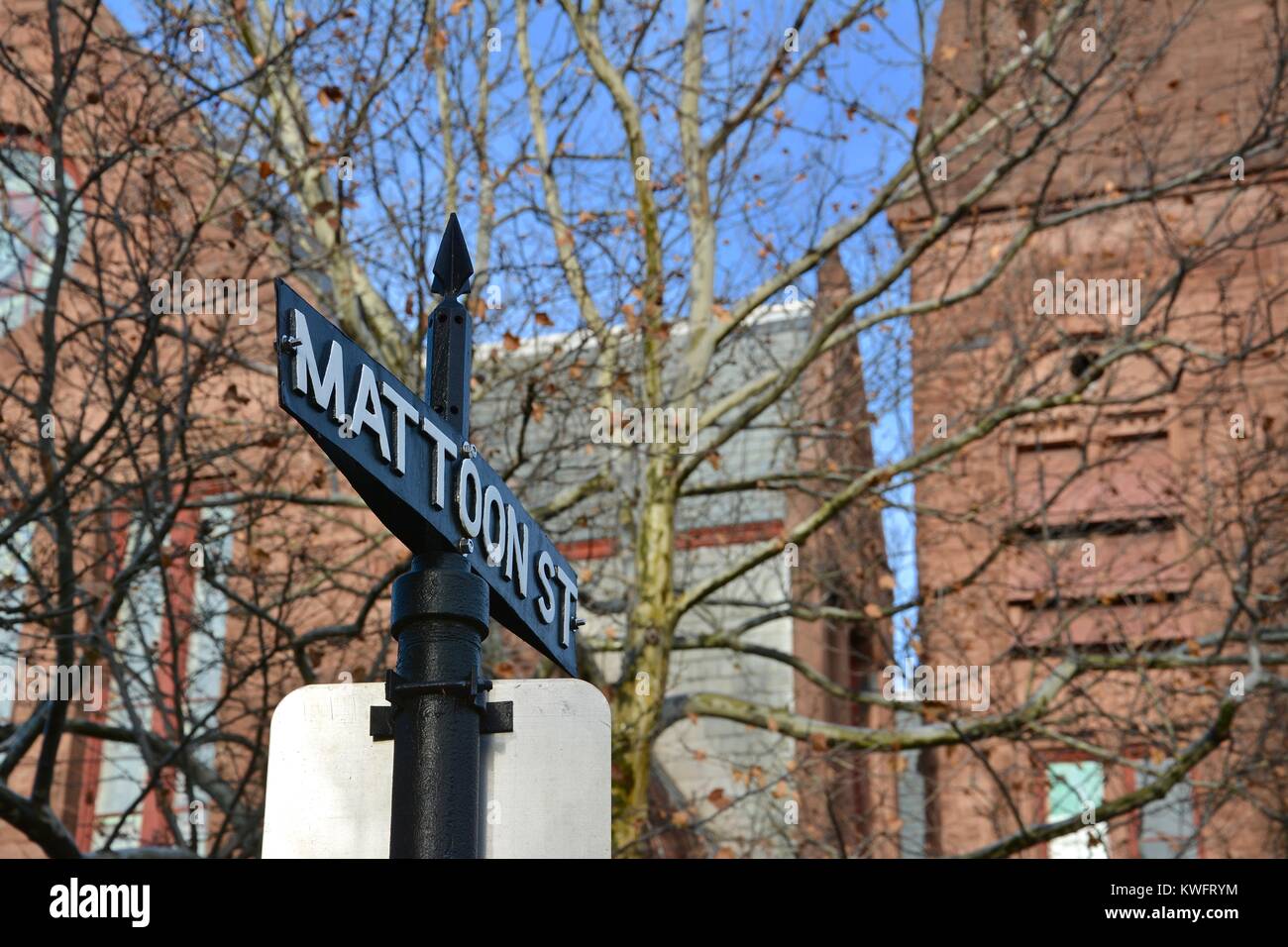 The iconic Mattoon Street Victorian Row House historic district in ...