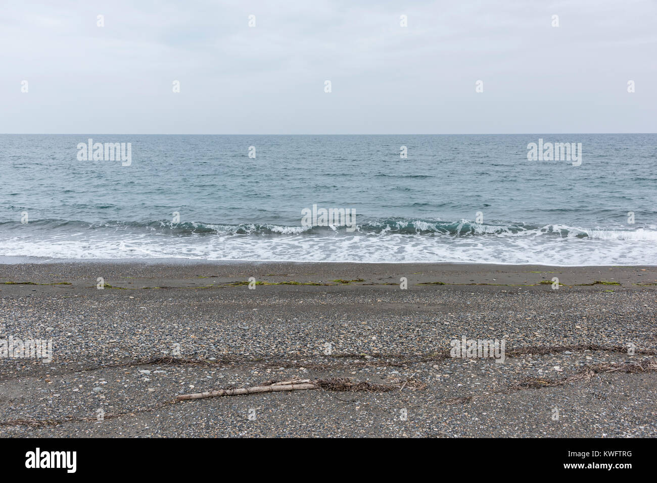 Lake Saroma, view from Ryugudai Observatory, Yubetsu Town, Hokkaido ...