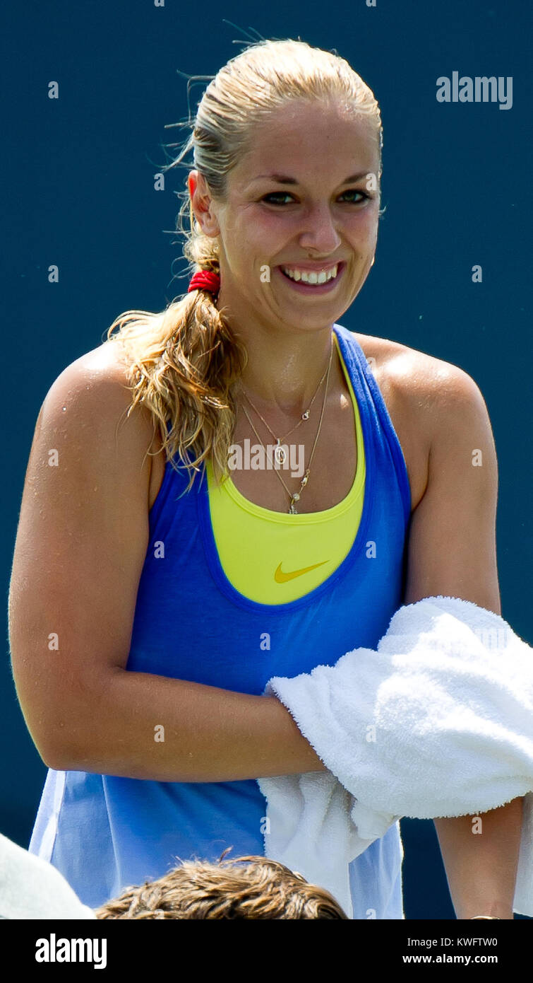 FLUSHING, NY - AUGUST 27: Sabine Lisicki on Day Two of the 2013 US Open ...