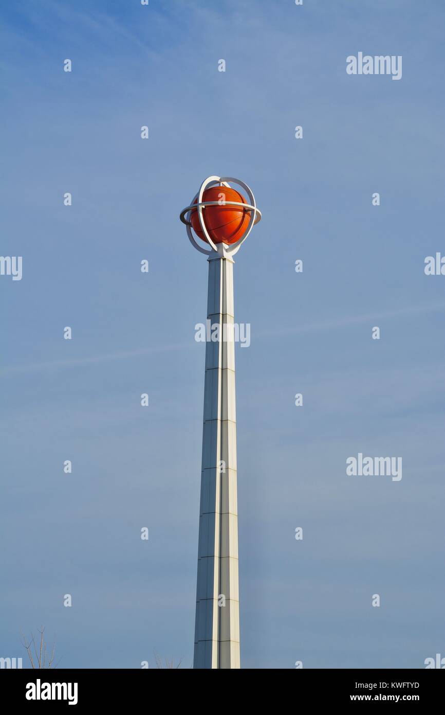 The Basketball Hall of Fame located in Springfield, Massachusetts ...