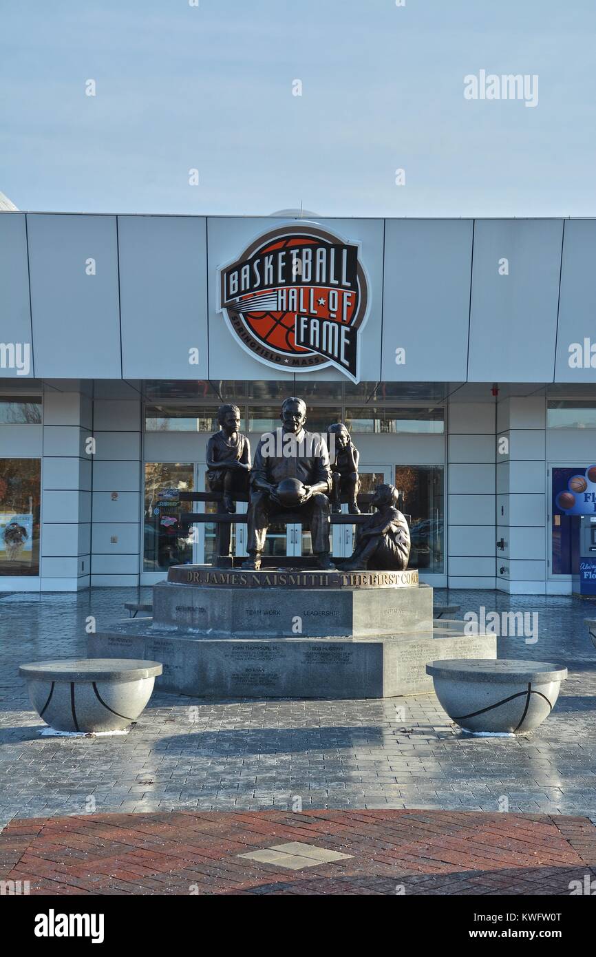 Basketball hall fame springfield massachusetts hi-res stock photography ...
