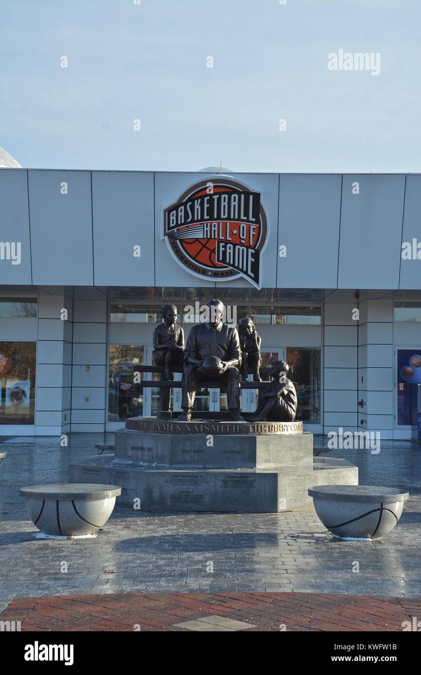 The Basketball Hall of Fame located in Springfield, Massachusetts ...