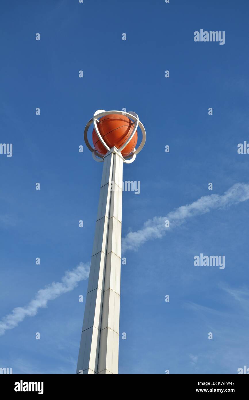 The Basketball Hall of Fame located in Springfield, Massachusetts ...
