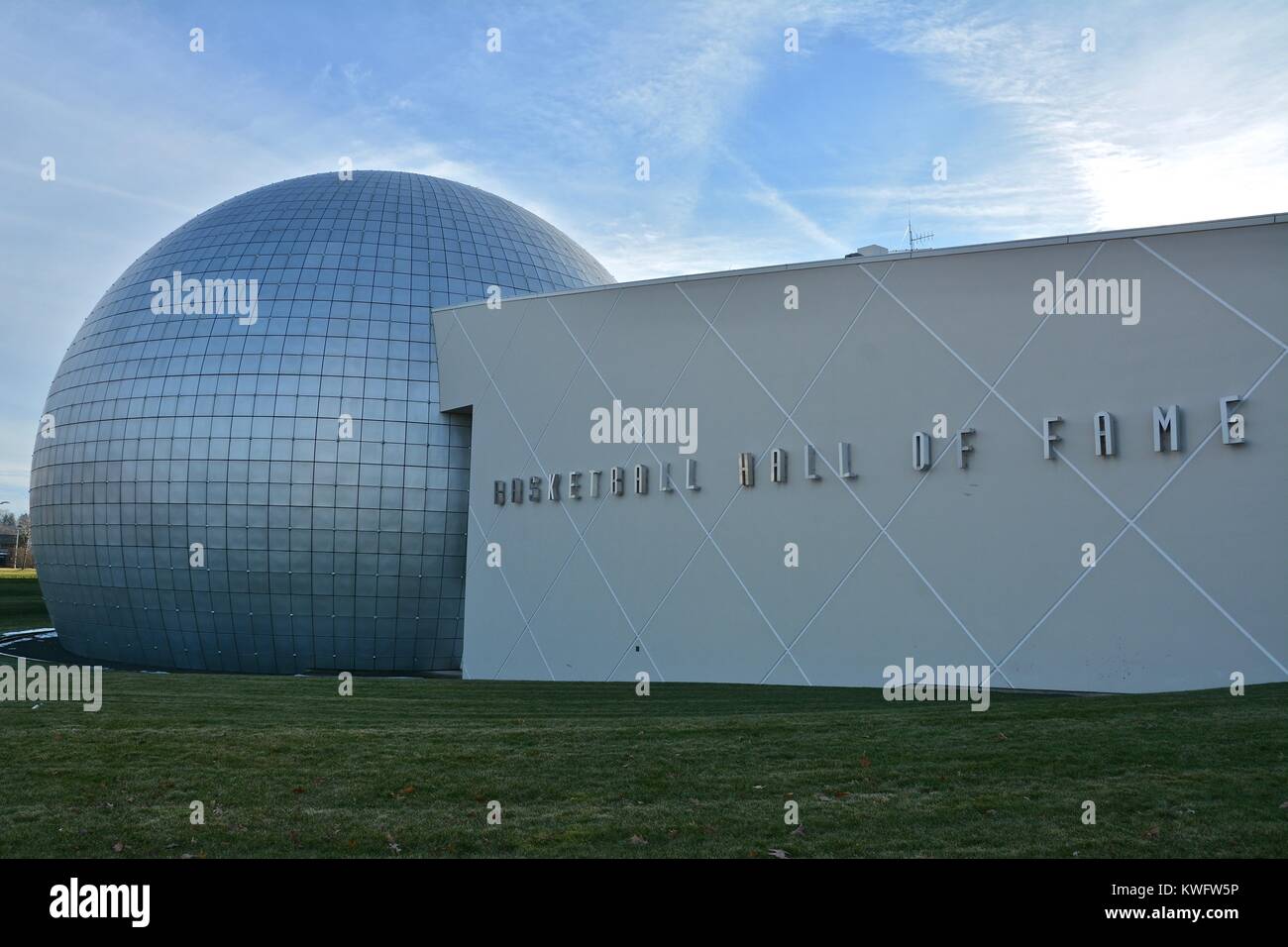 The Basketball Hall of Fame located in Springfield, Massachusetts ...