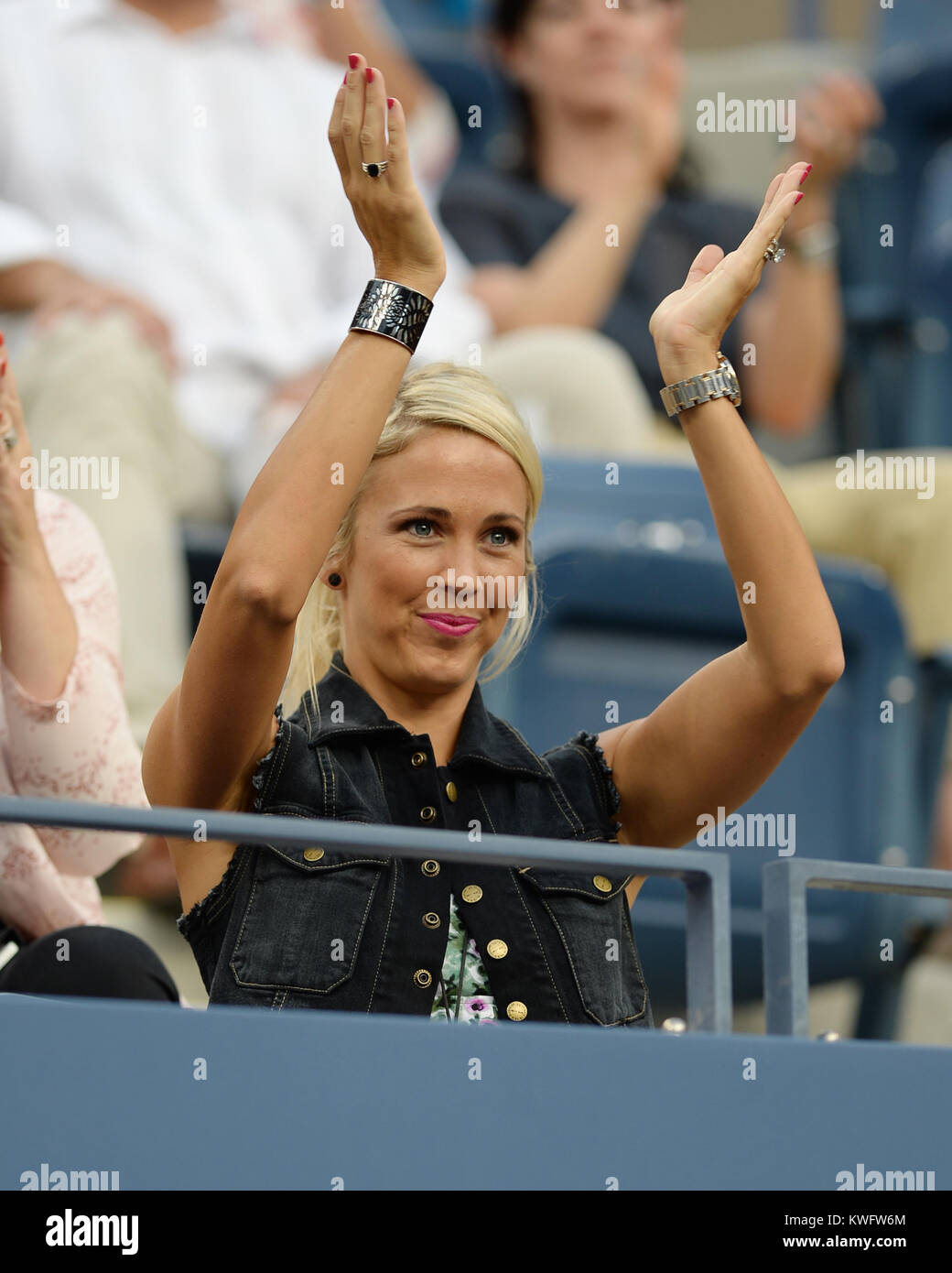 FLUSHING, NY - AUGUST 30: Rebecca Hewitt on Day Four of the 2013 US ...