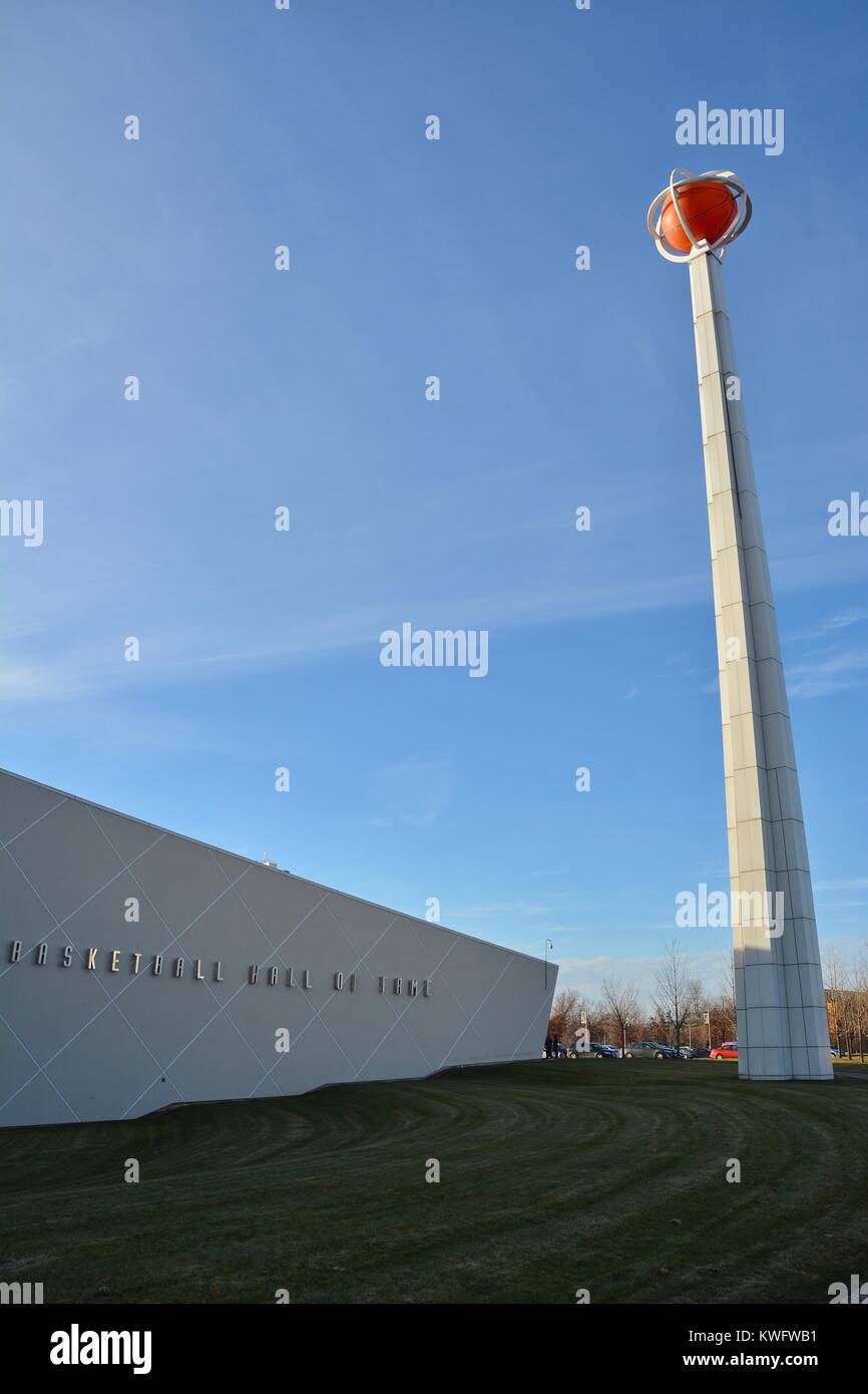 The Basketball Hall of Fame located in Springfield, Massachusetts ...
